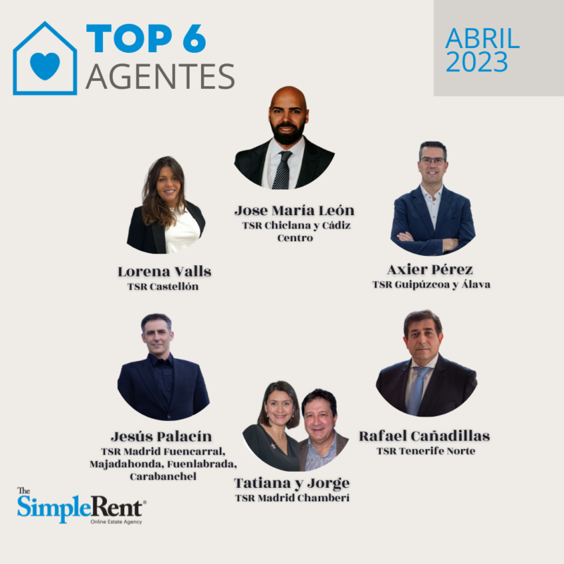 Mejor Agente Inmobiliario Abril 2023 | Ranking The Simple Rent - The Simple Rent Blog